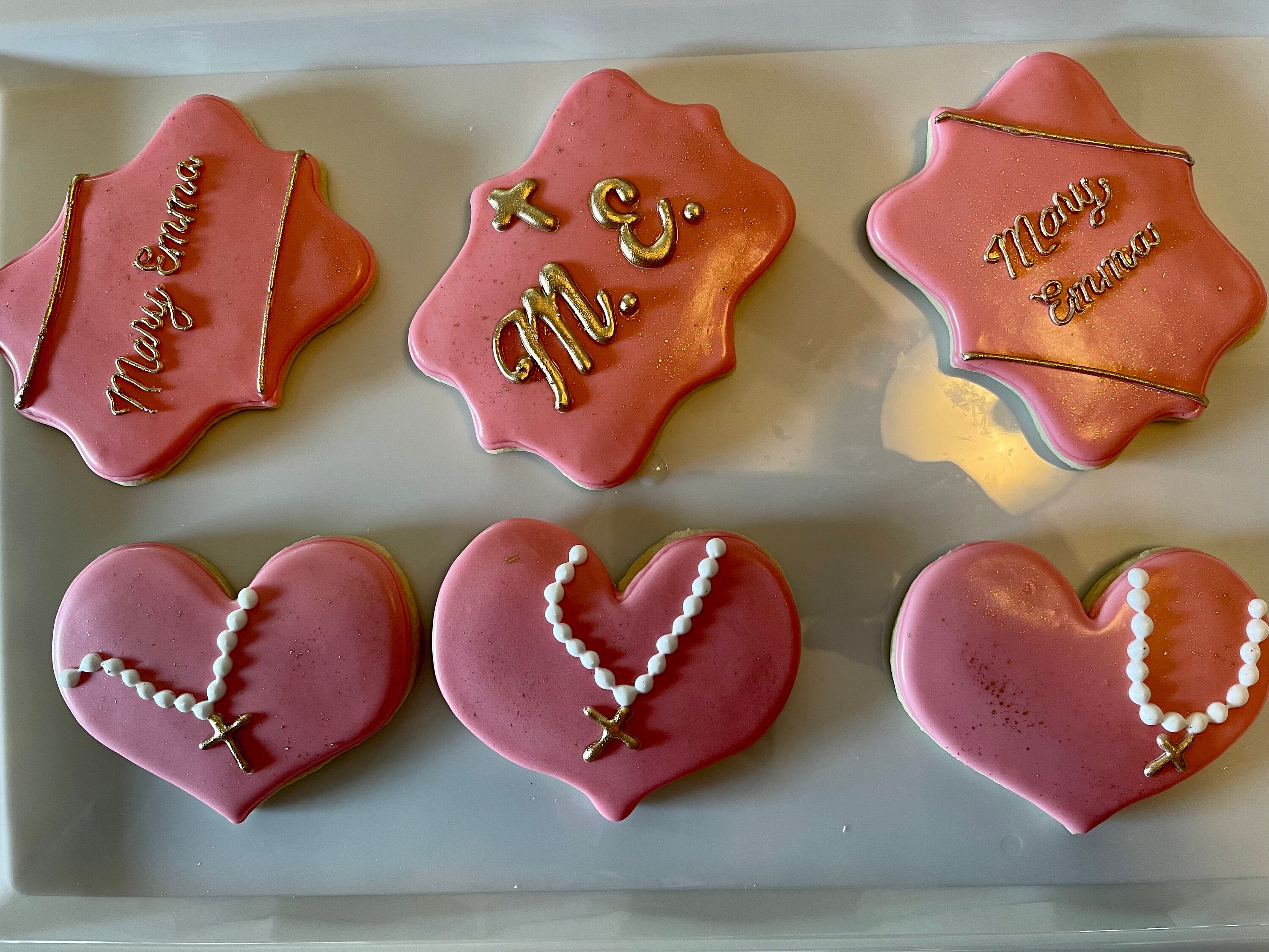 Butter Vanilla Royal Icing Christening Cookies, Easter , Baptism ...