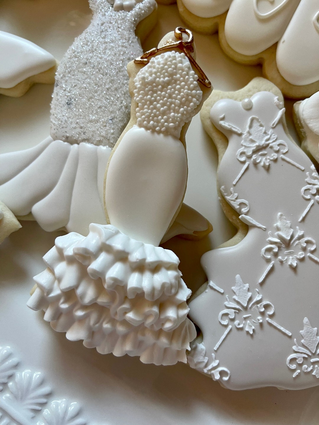 1 Doz Elegant Wedding, Bridal Shower, Themed Wedding Cookies, Wedding ...