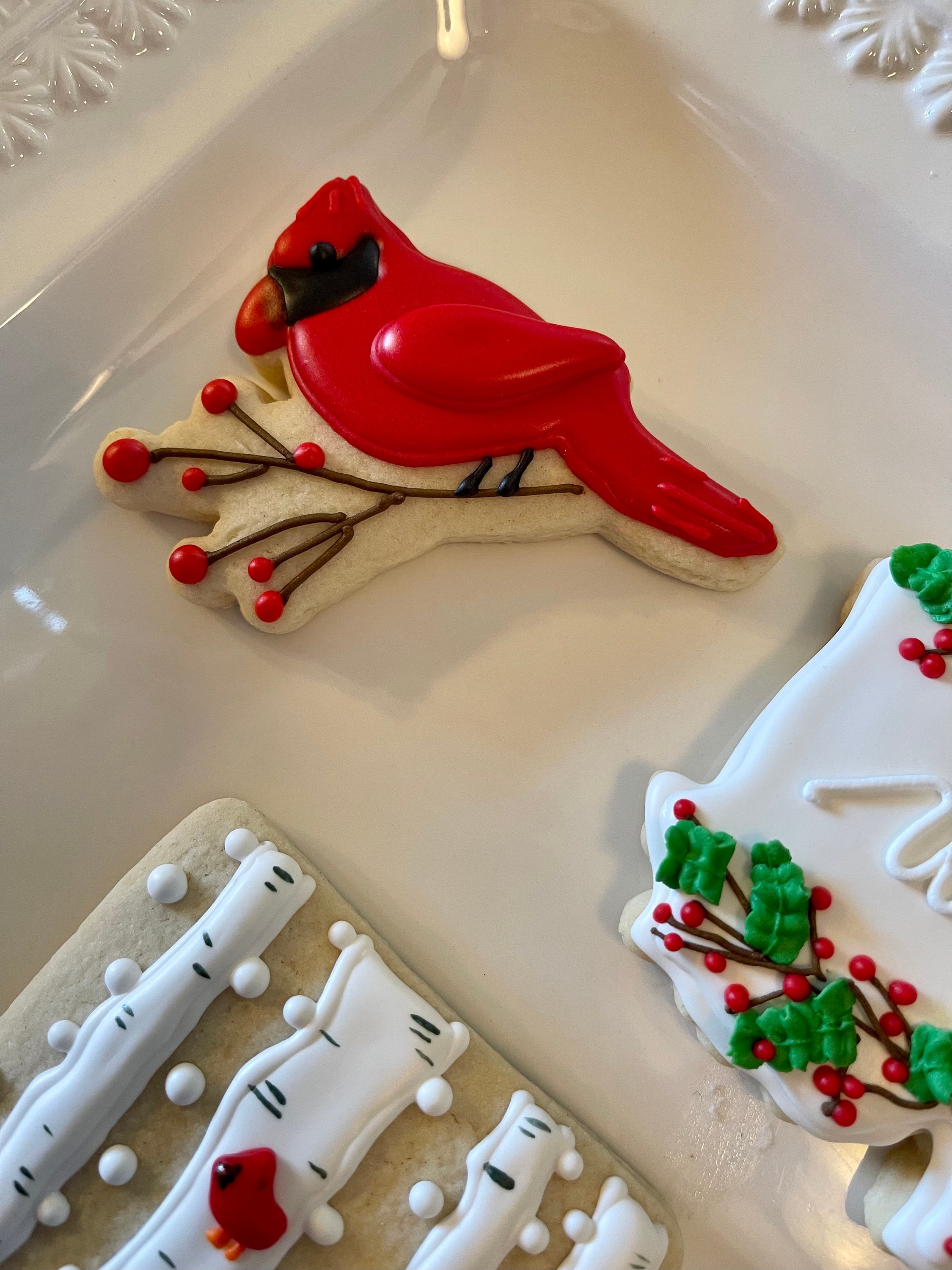 Butter Vanilla Sugar Cookies Cardinal Birds Birthday Spring - Etsy UK