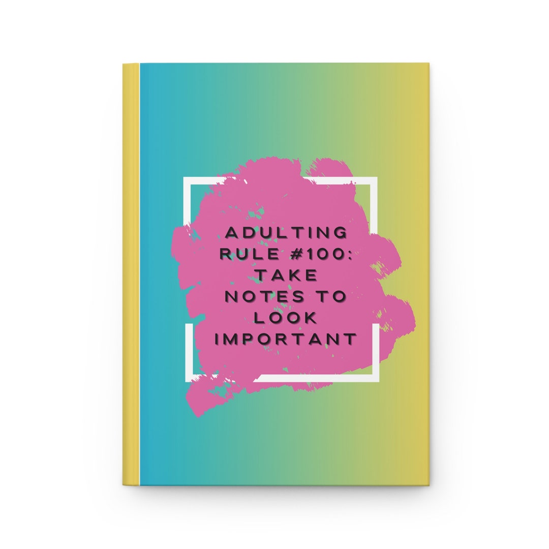 adulting-rule-100-hardcover-journal-matte-etsy
