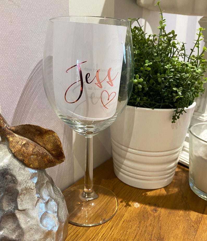 Personalised Wine Glasses - Etsy UK