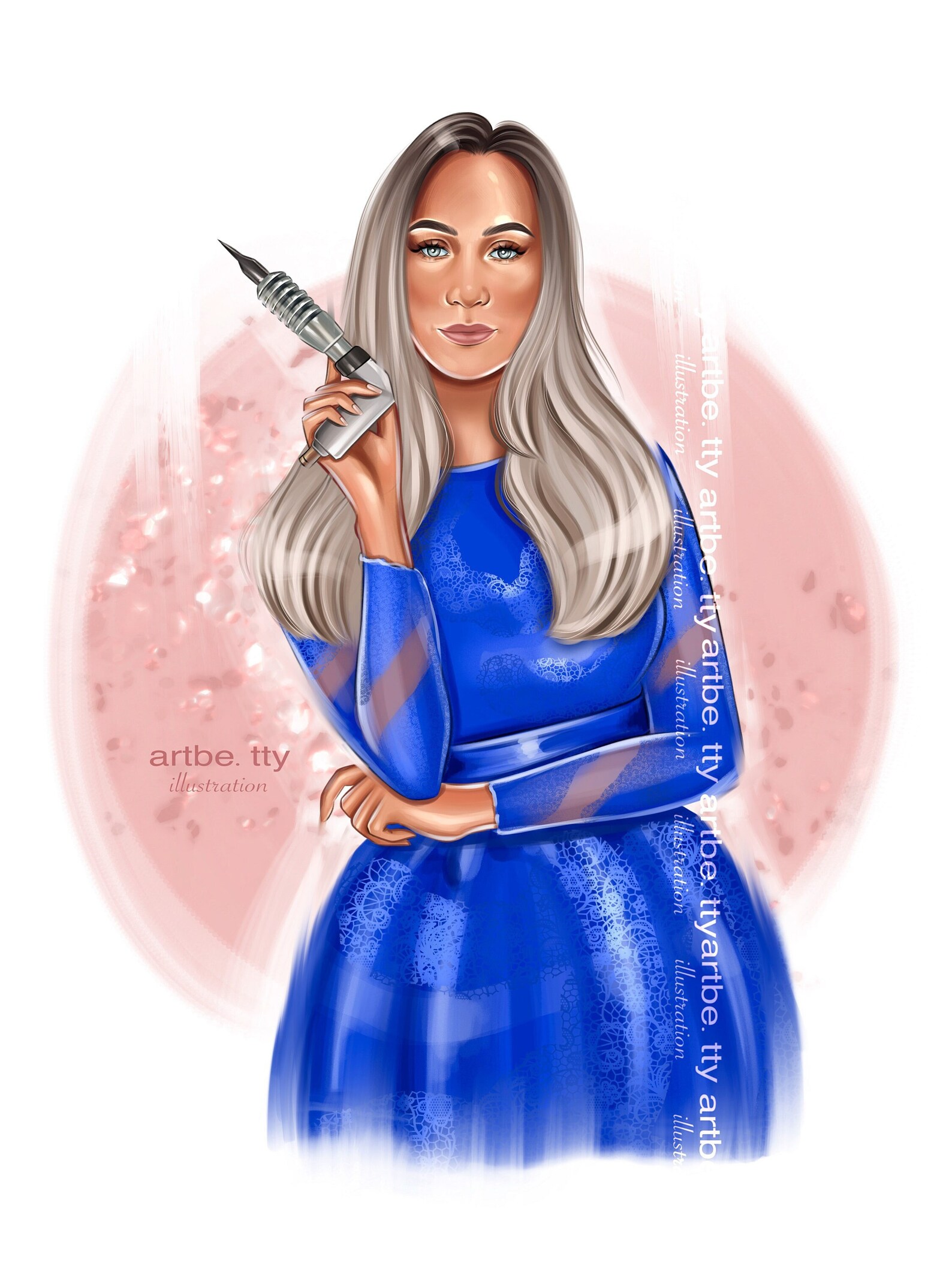 Microblading Logo, Brow Artist Logo Design, Permanent Makeup Artist ...