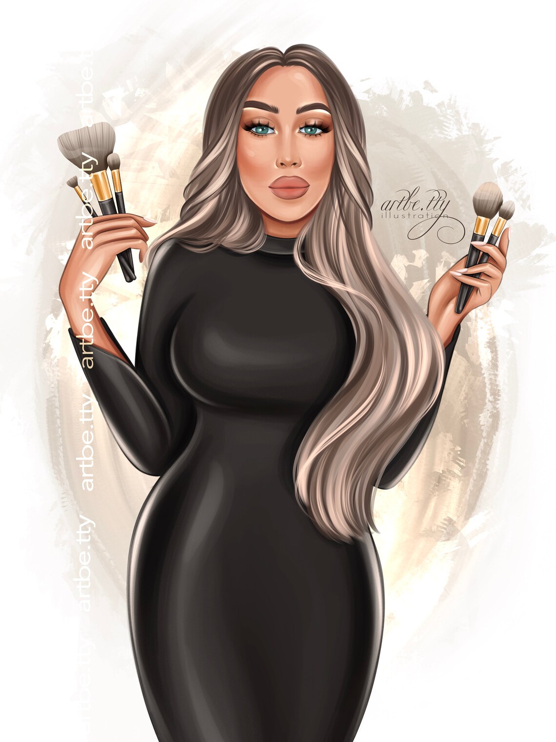 Makeup Artist Logo Design, Brow Artist Logo Design, Permanent Makeup ...