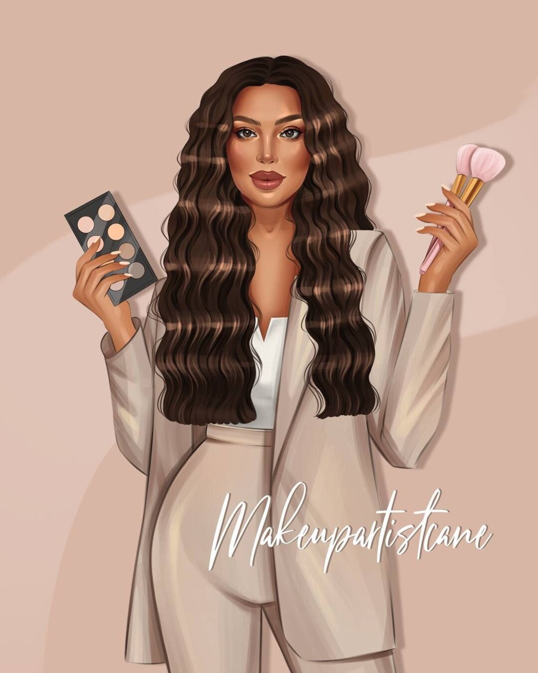 Makeup Artist Logo Design, Brow Artist Logo Design, Permanent Makeup ...