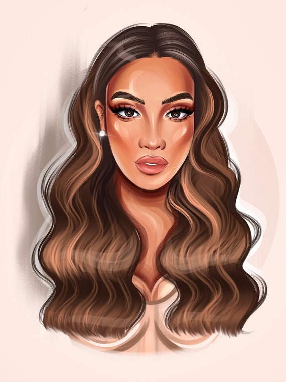 Custom Digital Portraitillustration Art Digital Art Custom | Etsy