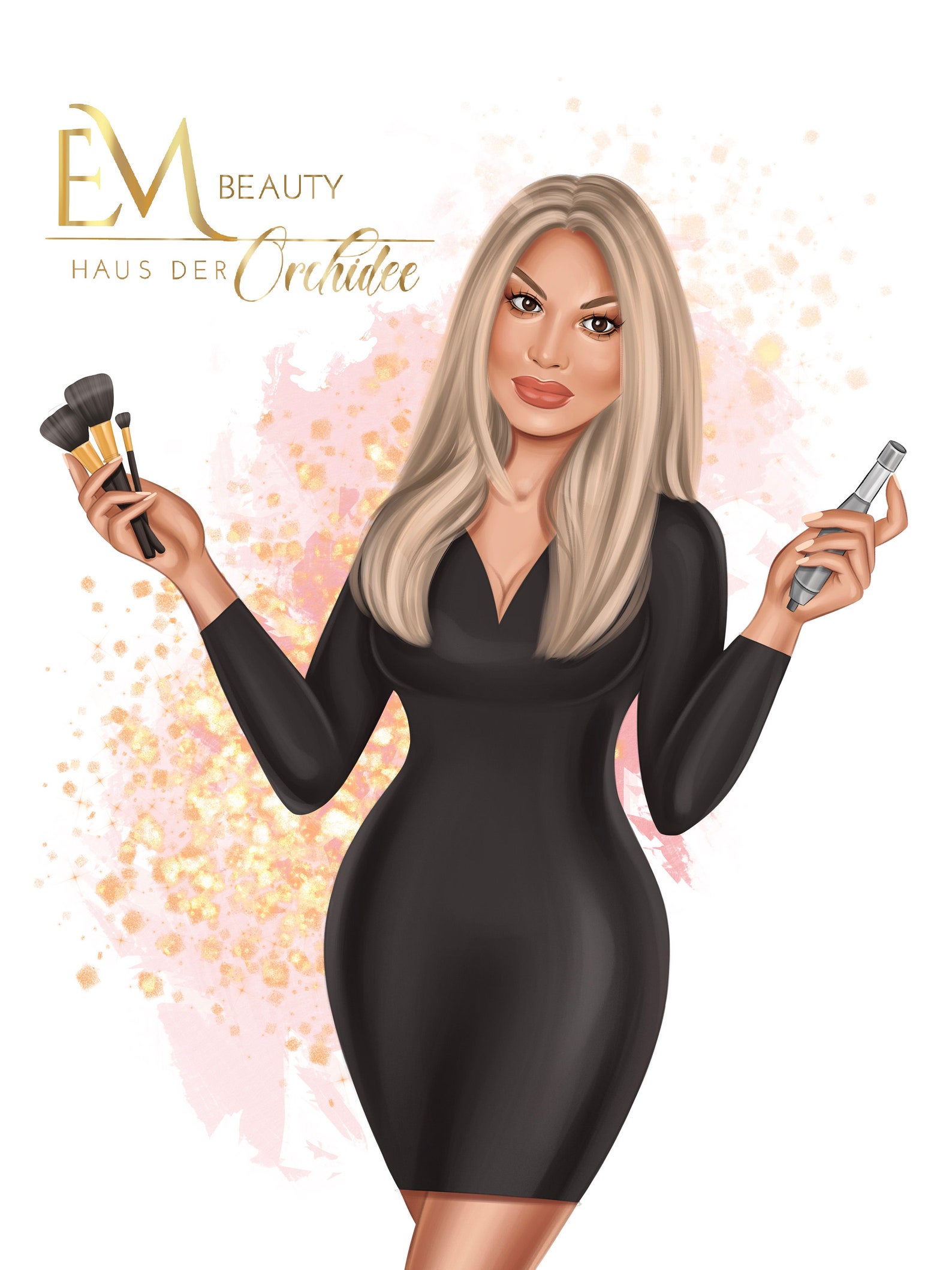 Makeup Artist Logo Design, Brow Artist Logo Design, Permanent Makeup ...