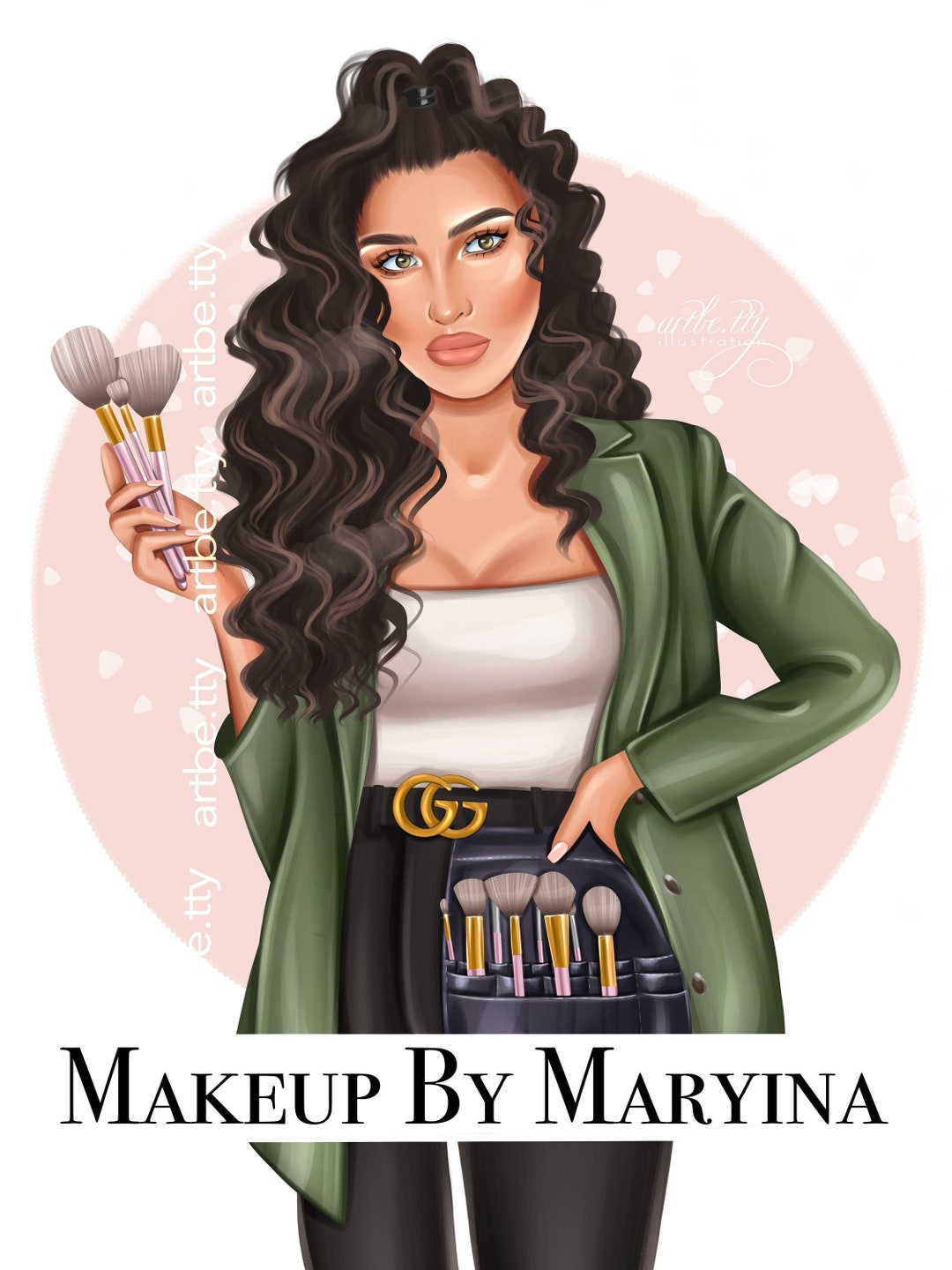 Makeup Artist Logo Design, Brow Artist Logo Design, Permanent Makeup ...