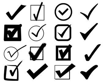 Check Mark Svg, Check Box Svg, Tick Svg, Checklist Svg, Vector Cut File ...