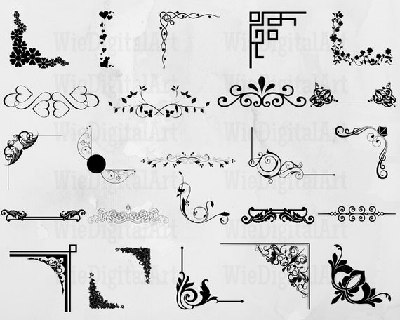 Corner Frame Svg Corner Frame Silhouette Corner Frame Svg - Etsy Finland