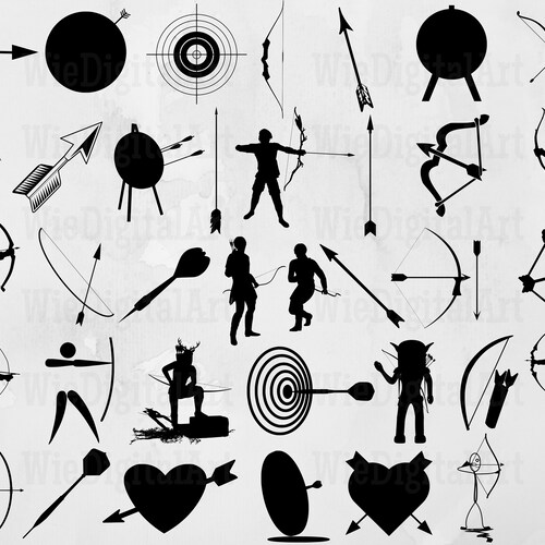 Archery Arrow SVG Png Dxf Eps Fcm Cut File | Etsy