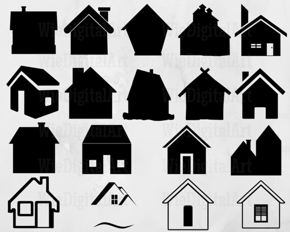 House Cut Files House Clipart House Svg Bundle House Design Svg ...