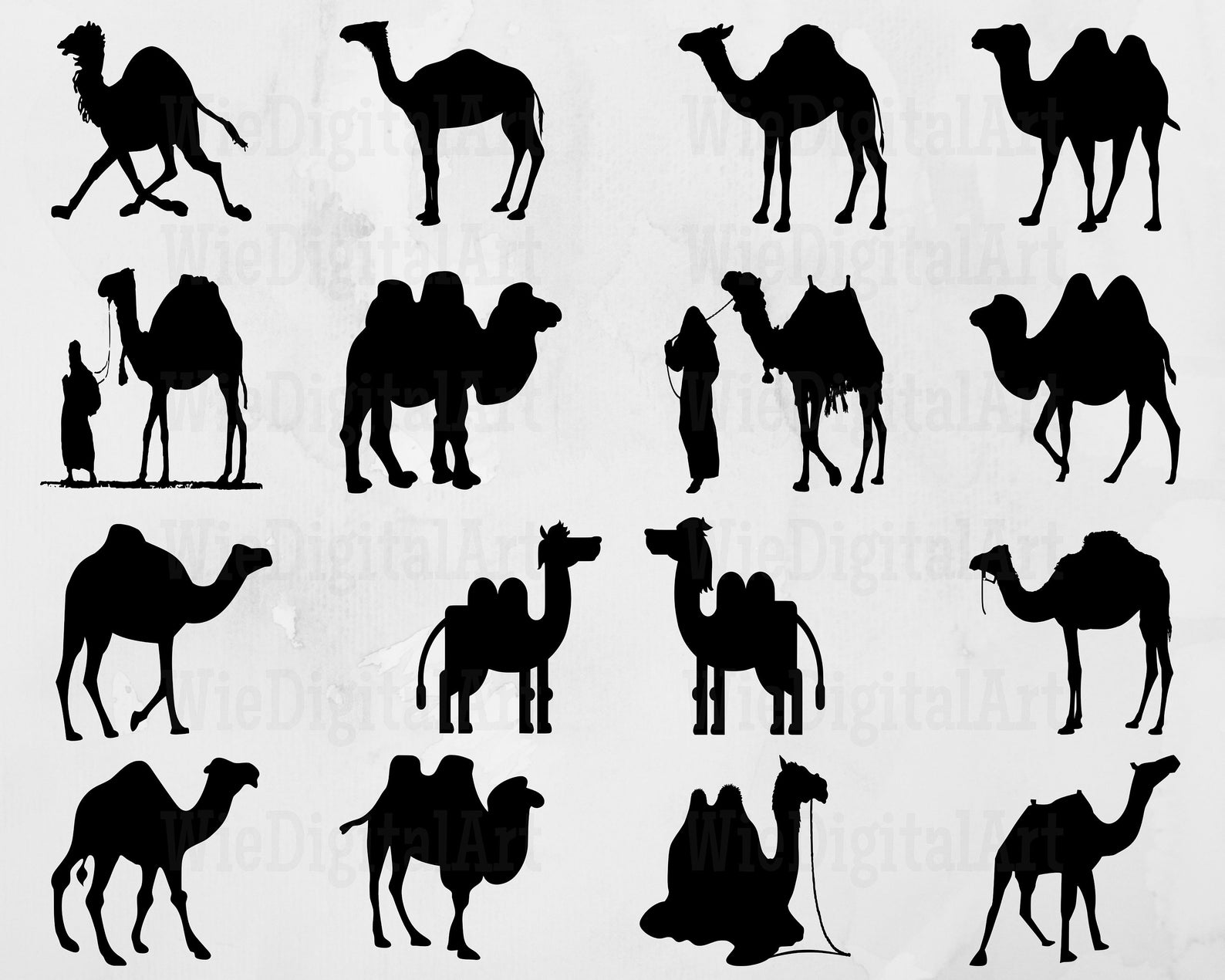 Camel Svg - Camel Silhouette - Camel Svg Bundle - Desert Camel Svg ...
