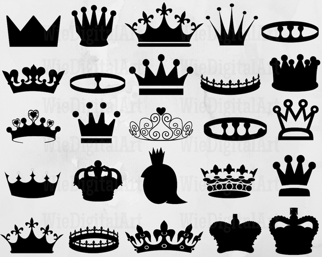 Crown Svg Crown Silhouette Crown Svg Bundle Crown Svg Design Crown Cut