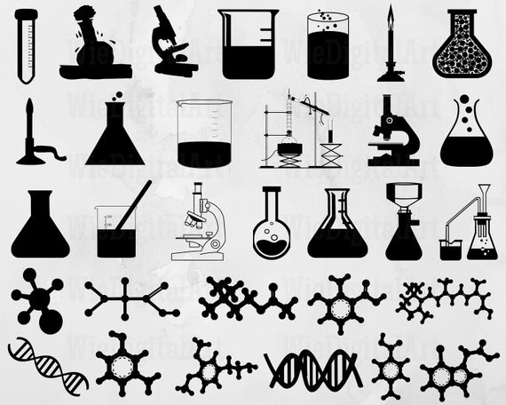Chemistry Svg Chemistry Silhouette Chemistry Svg Bundle - Etsy