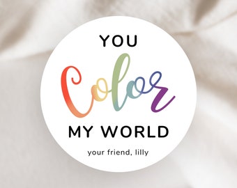 You Color My World | Etsy