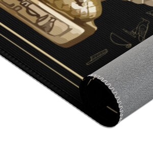 Tarot Empress Egyptian Goddess Isis Area Rug - Egyptian Rug With ...