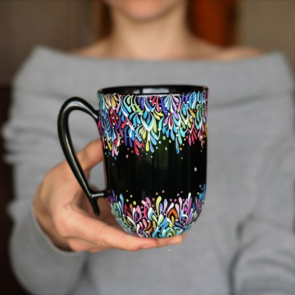 Hand Painted Mug - Etsy