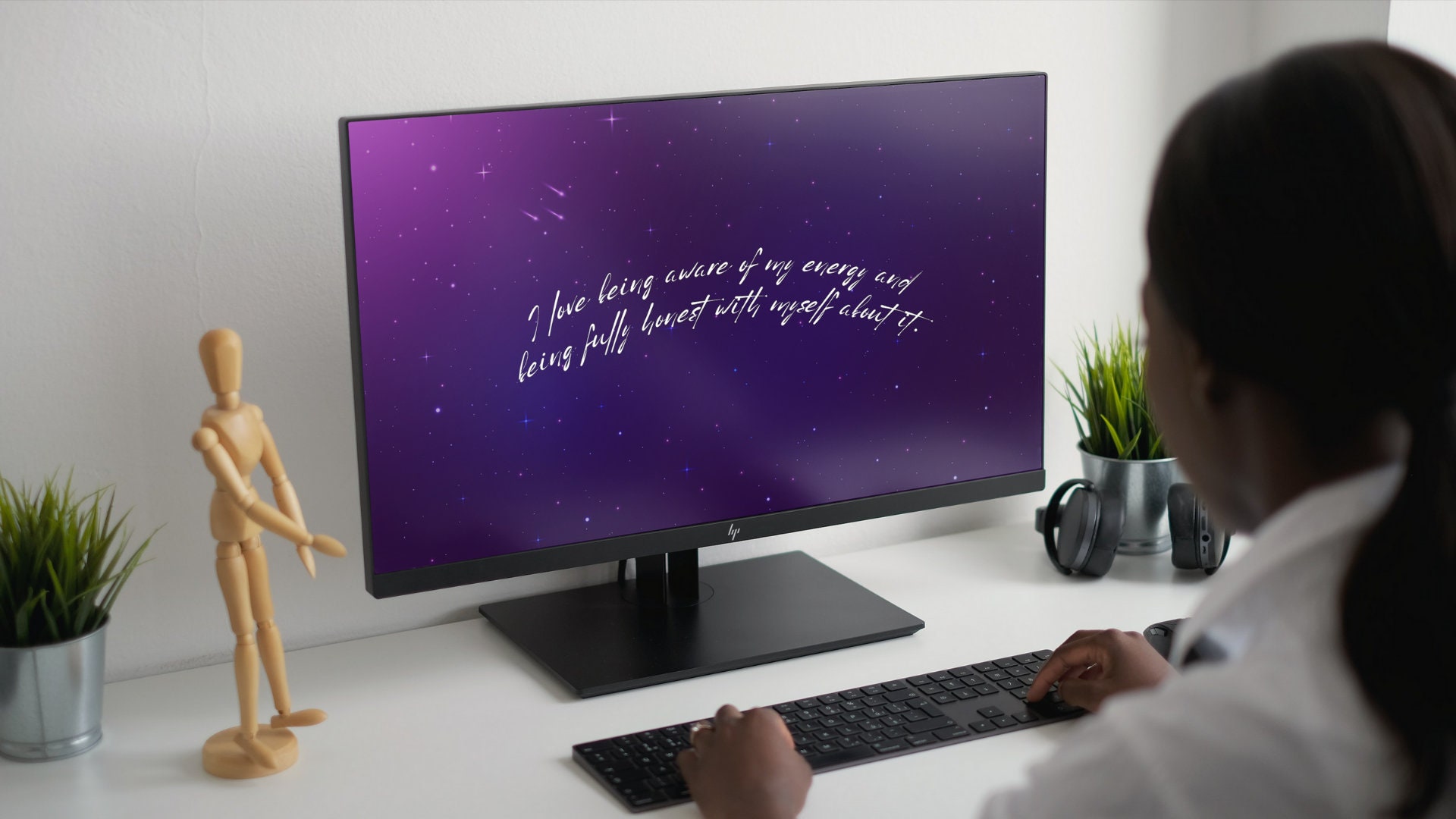 Money Affirmations Desktop Wallpapers Purple Manifesting - Etsy