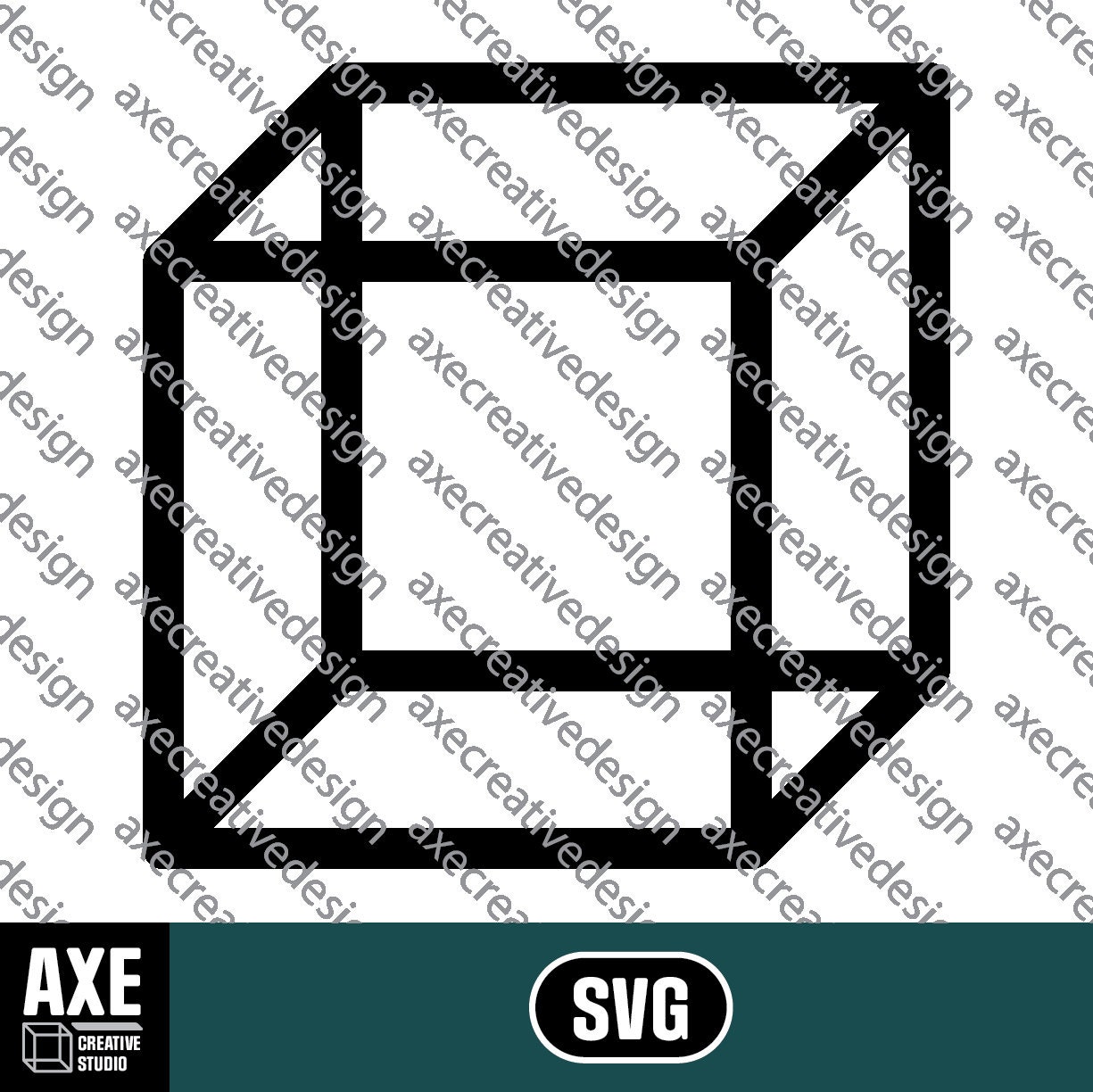 Cube Shape | Digital SVG Vector File | Cutting Cricut Decal Sticker ...