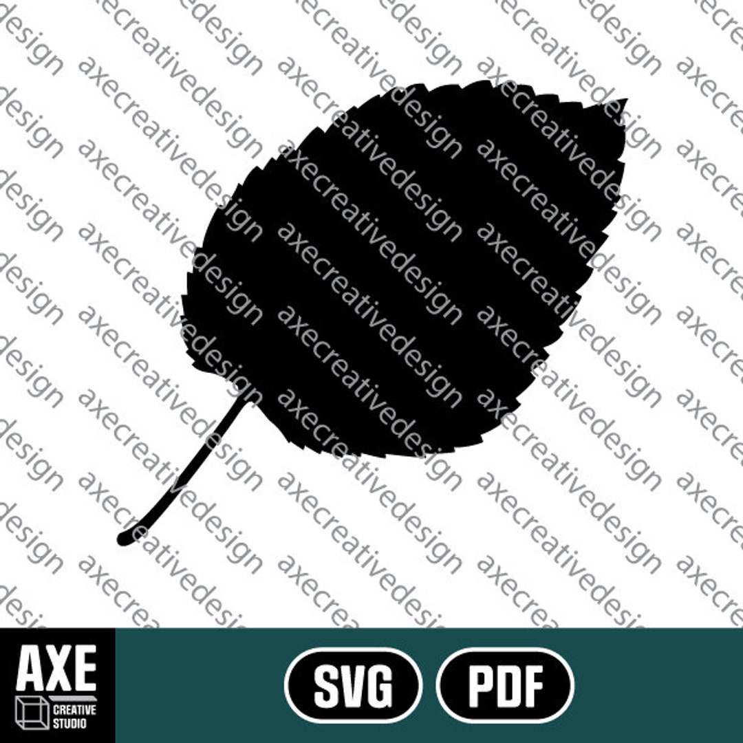 Mulberry Tree Leaf | Digital SVG Vector File | Cutting Cricut Decal ...
