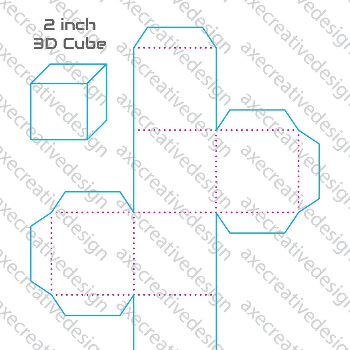 Cube Template Printable Pdf Free Download - Printable Templates