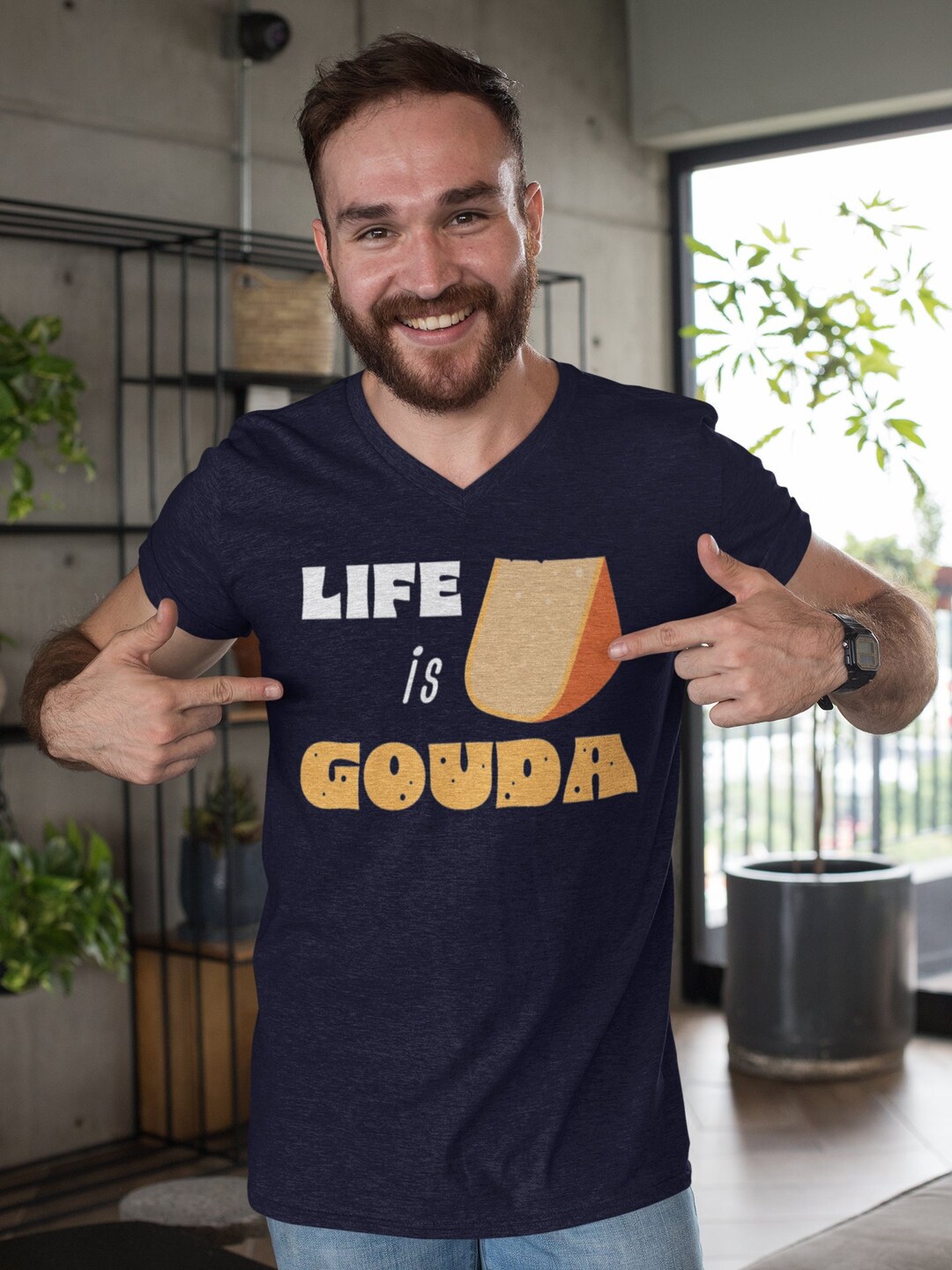 Life is Gouda | Digital SVG Vector File | Cheese Pun Funny Saying ...