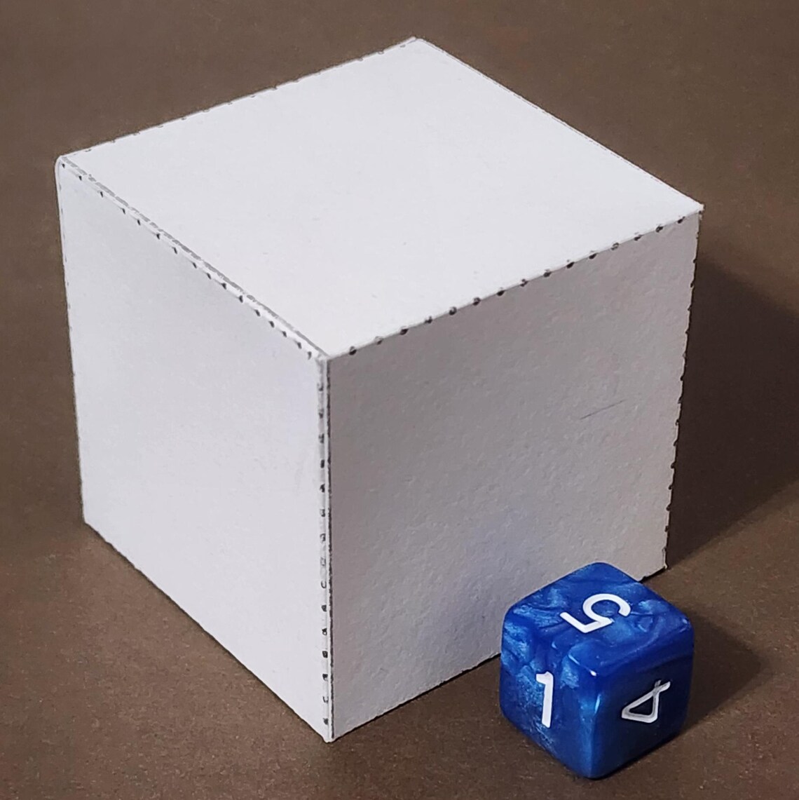 D6 3D Cube Dice Foldable Template: Digital Download - Print at Home DYI ...