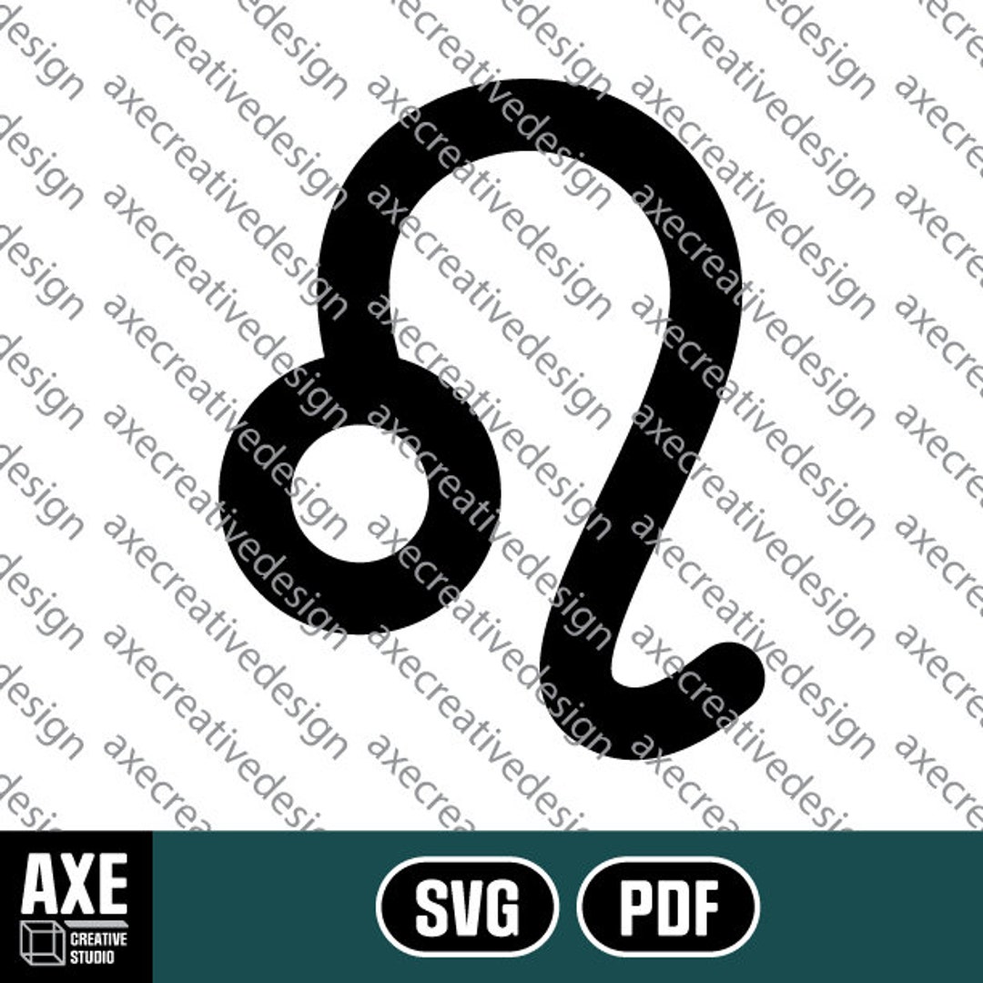 Leo | Digital SVG Vector File | Cutting Cricut Decal | Zodiac Symbol ...