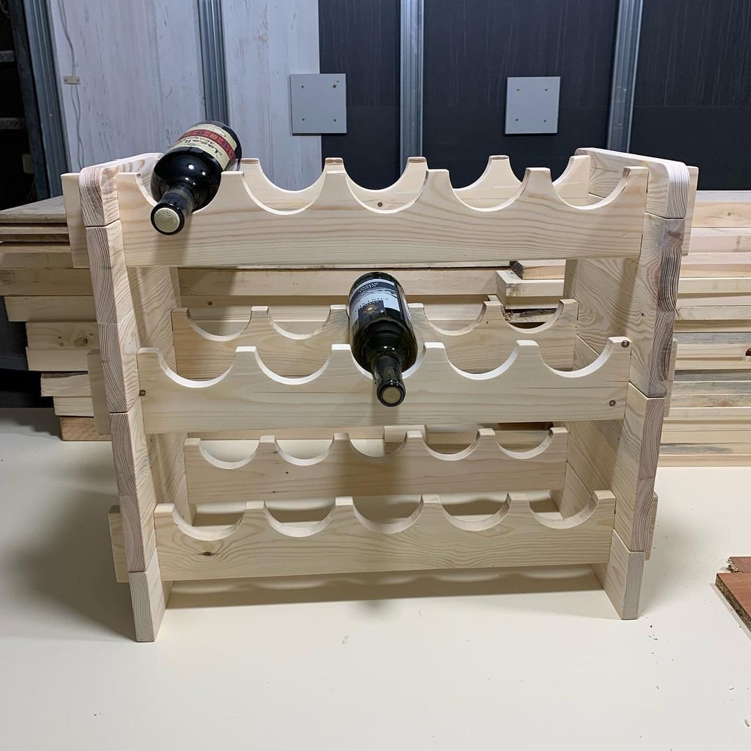 Large Wooden Bottle Storage Wood Wine Shelf Wooden Wine Cabinet Large ...