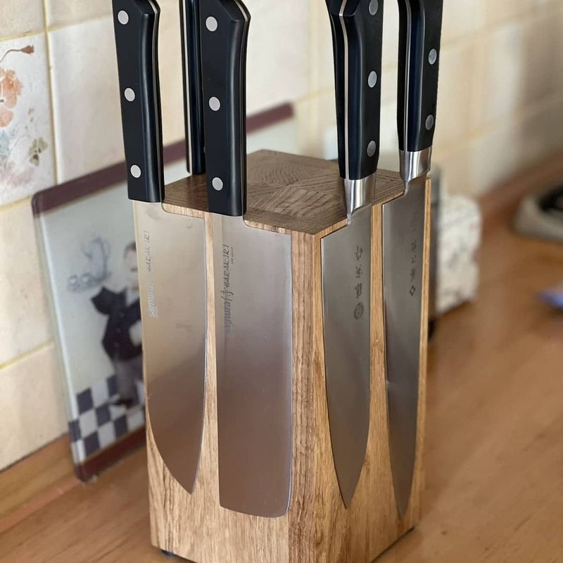 Knife Block Etsy
