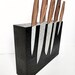 Rustic Knife Block Wooden Knife Stand Magnetic Knife Block Oak - Etsy