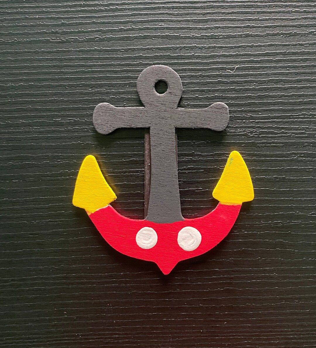 Disney Anchor-shaped Wooden Magnet - Etsy