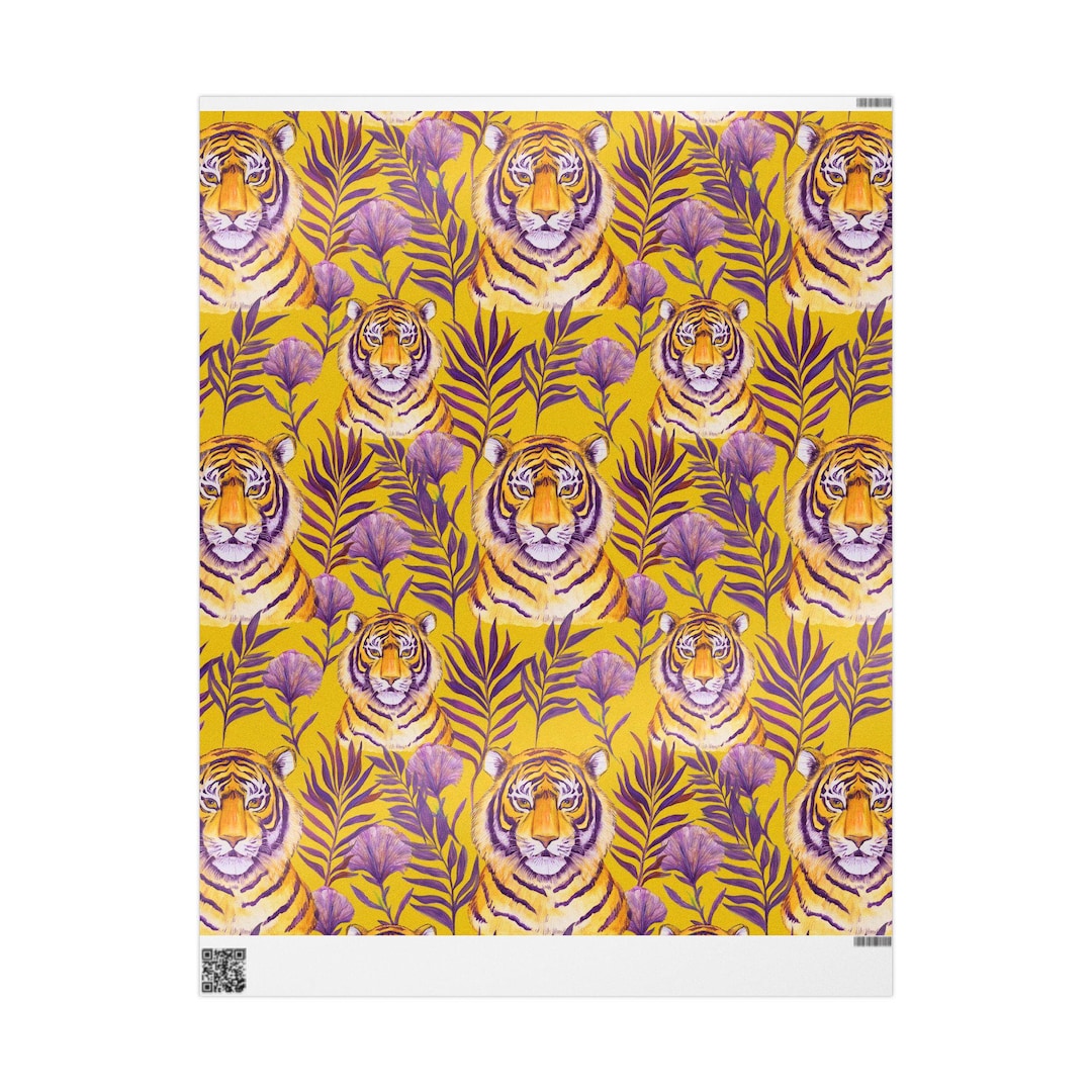 Tiger Wrapping Paper Bold & Fun Gift Wrap for Unique Presentations ...