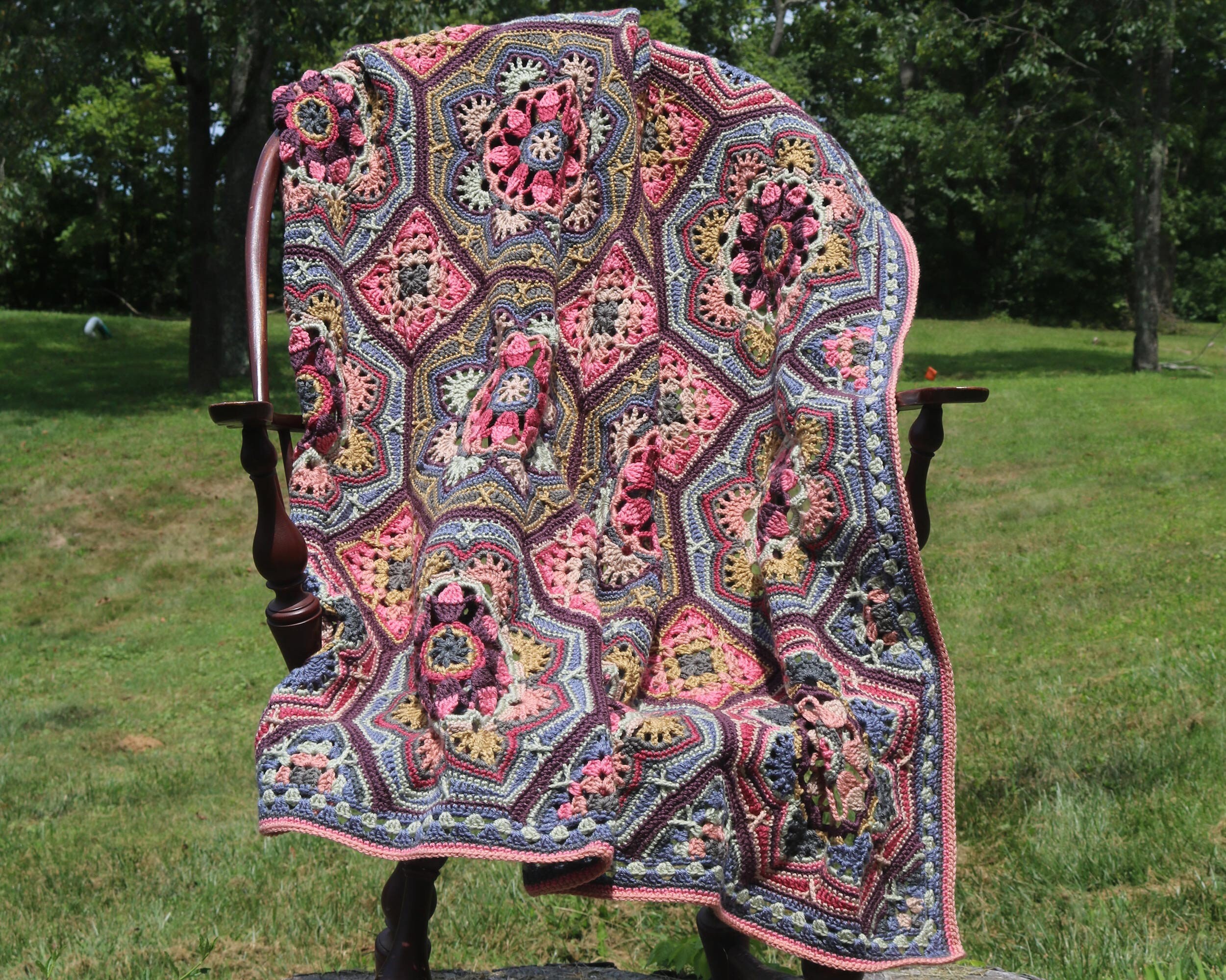 Persian Tiles Sandalwood Blanket - Etsy