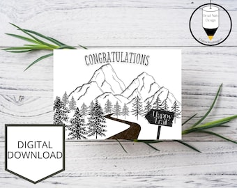 Printable Congratulations Card Instant Download | Etsy
