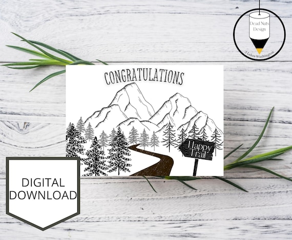 Printable Congratulations Card Congrats Greeting Card Happy | Etsy