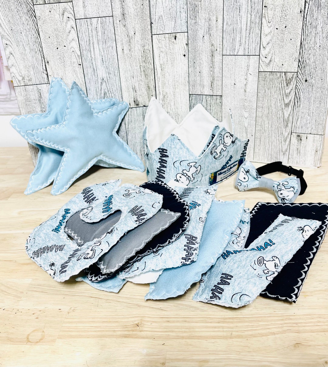 Snoppy Birthday Set,snoopy Birthday Crown,snoopy Garland Baby Name ...