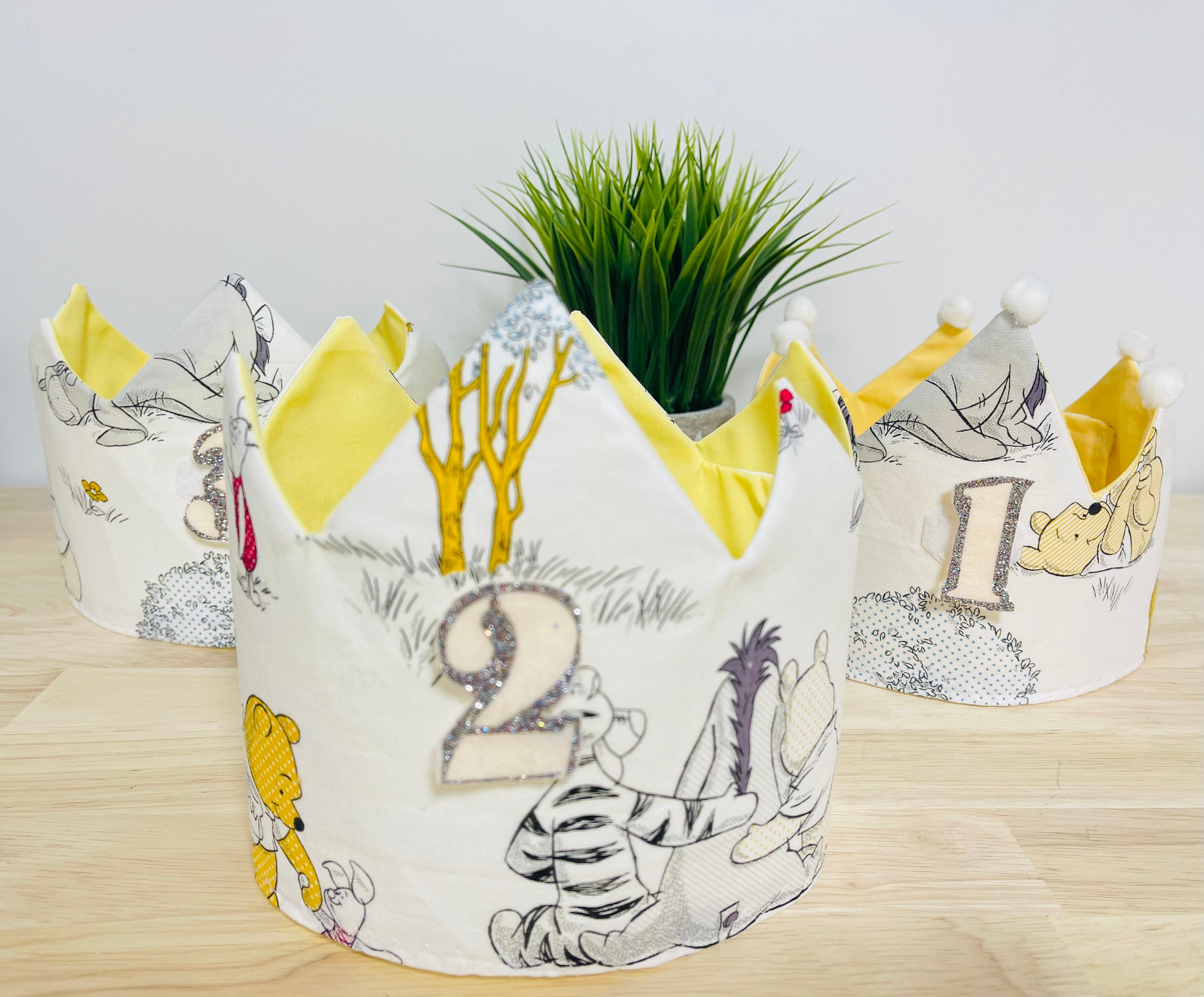 Winnie the Pooh Crown,birthday Crown,winnie the Pooh Birthday,baby ...