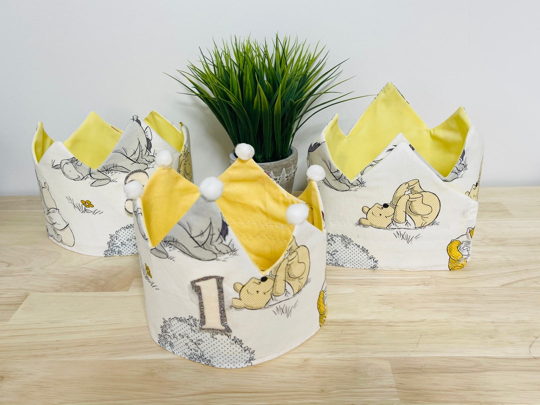 Winnie the Pooh Crown,birthday Crown,winnie the Pooh Birthday,baby ...