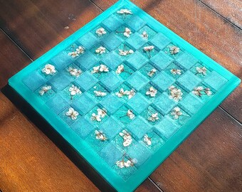 Resin Checkers Set - Etsy