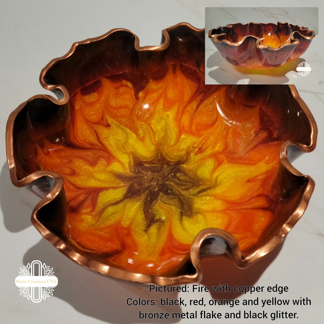 Large Epoxy Resin Bowl - Etsy