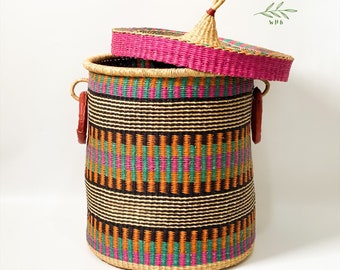 African Baskets With Lid - Etsy