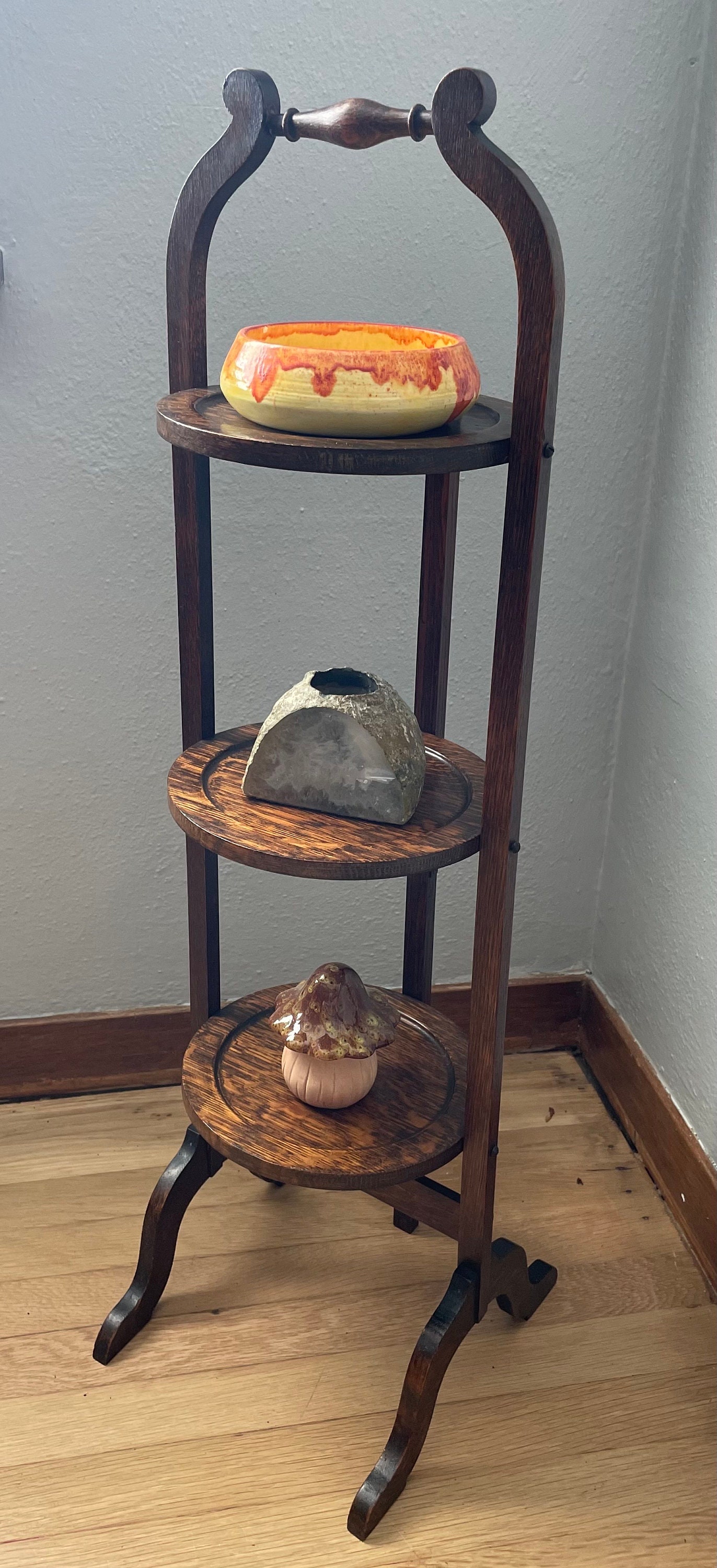 Early 20th Century Folding Muffin Stand - Etsy