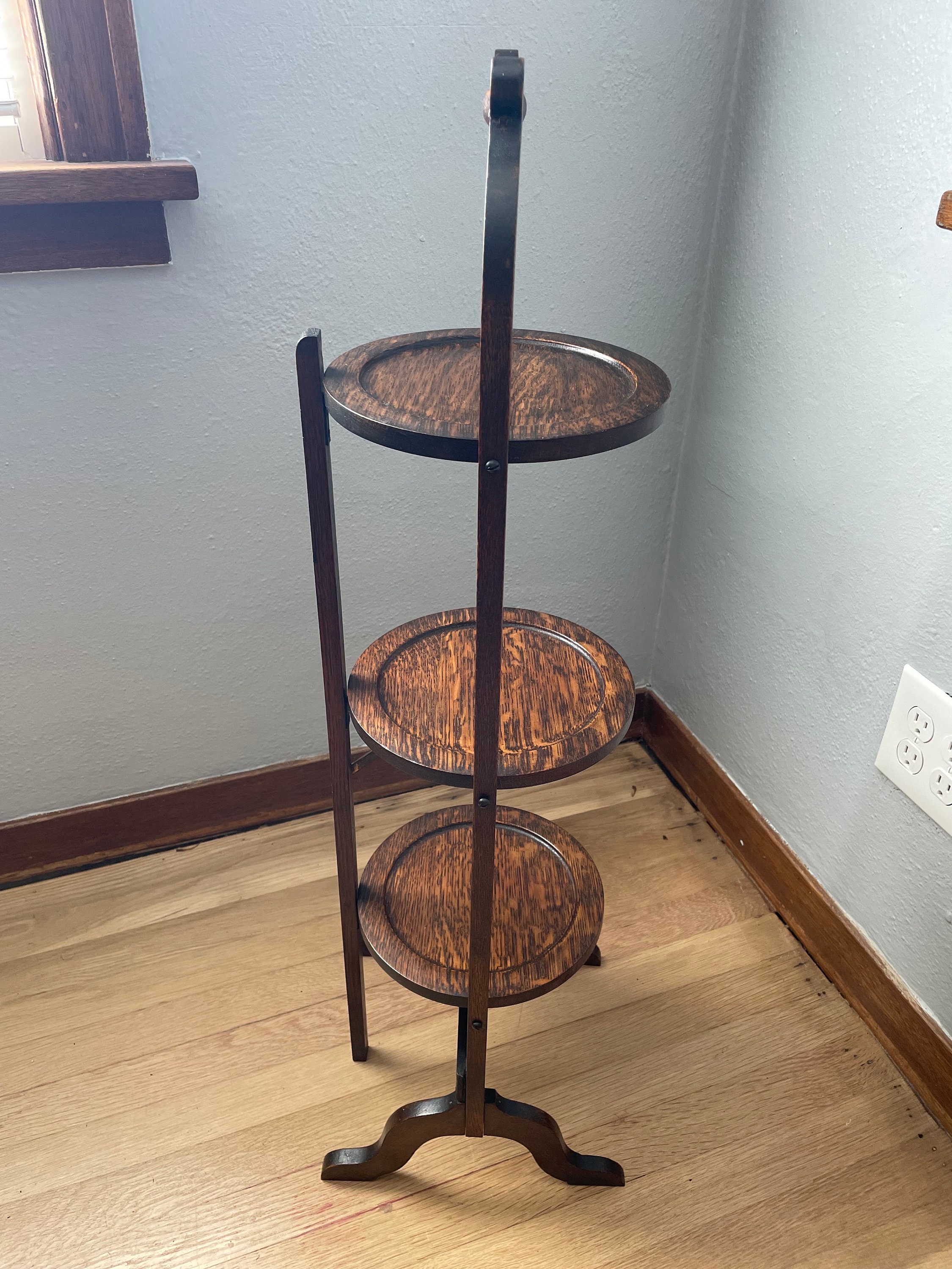 Early 20th Century Folding Muffin Stand - Etsy