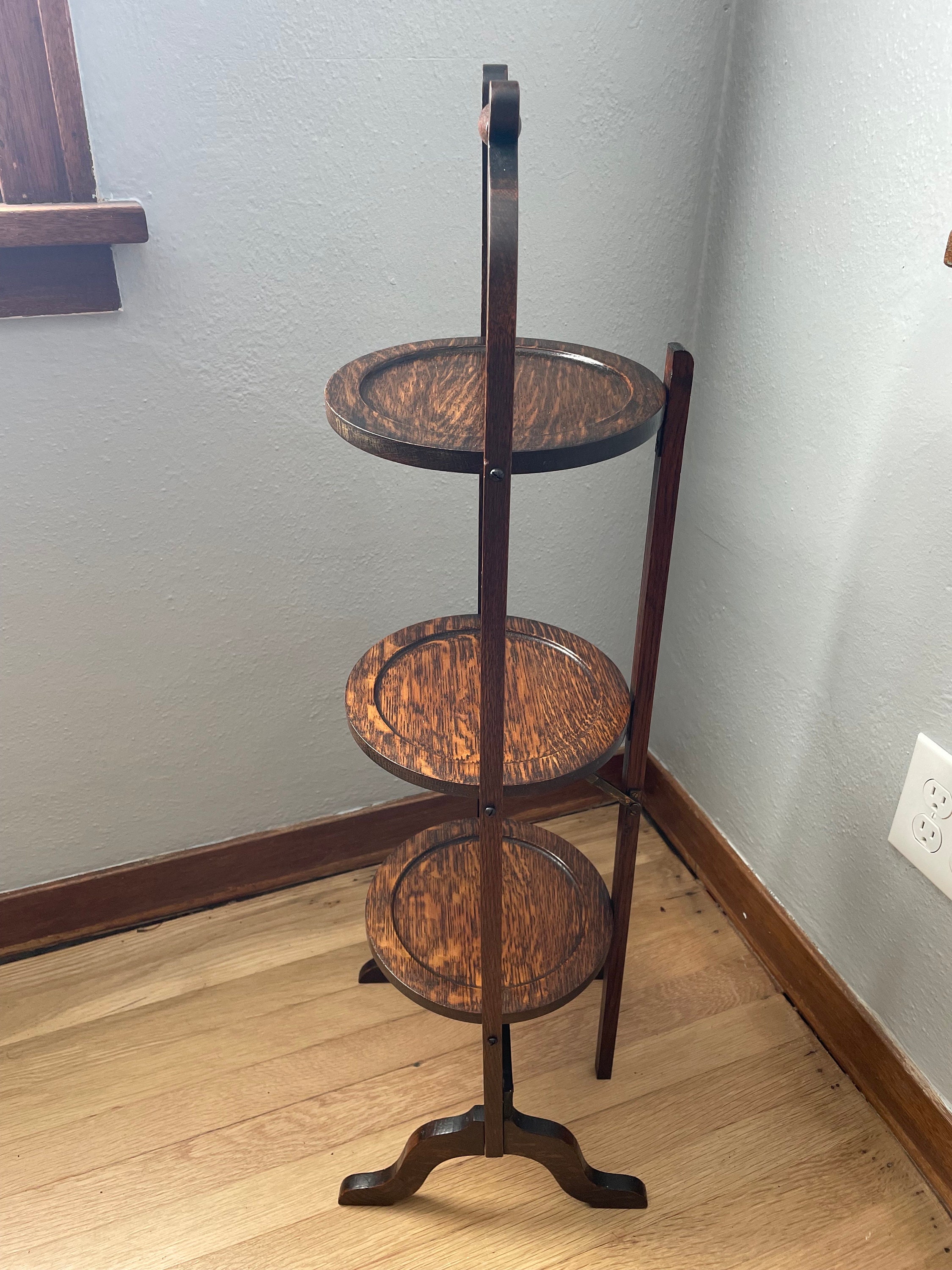 Early 20th Century Folding Muffin Stand - Etsy