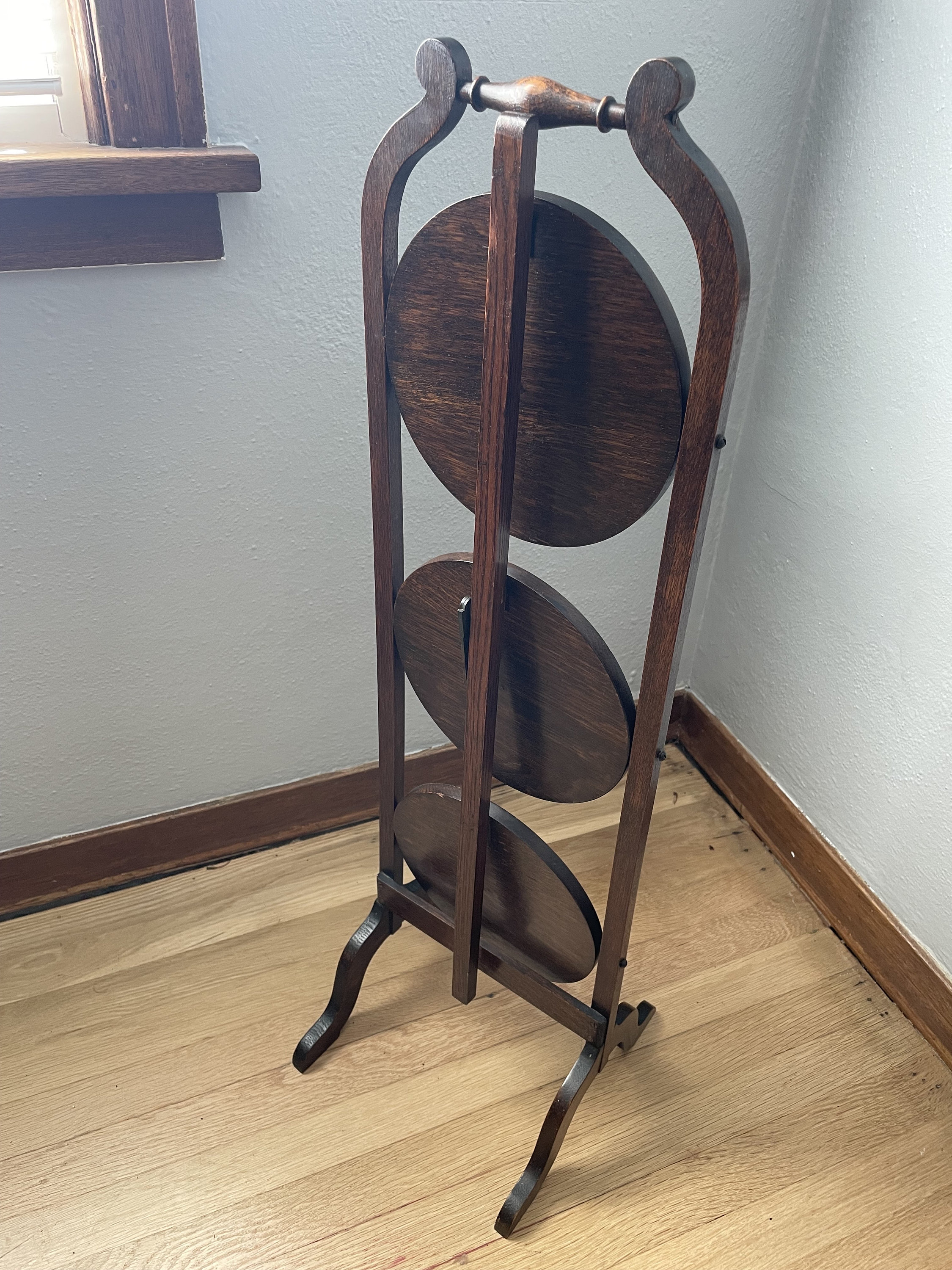 Early 20th Century Folding Muffin Stand - Etsy