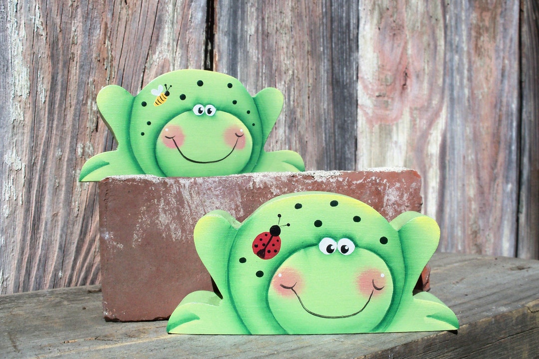 Frogs, Ladybugs, Bees, Summer Decor, Woodland Decor, Tier Tray Decor ...