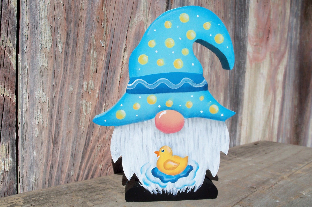 Summer Gnome, Rubber Duck, Summer Decor, Tiered Tray Decor, Shelf ...