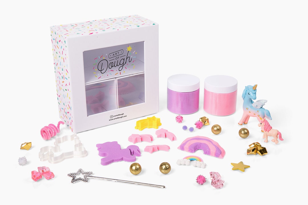 Playdough Kit, Magical Unicorn Play Dough Kit for Girls, Sensory Play ...