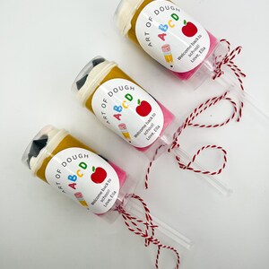 Back to School Playdough Push Pop, Kids Party Favor, Kids Class Gift ...
